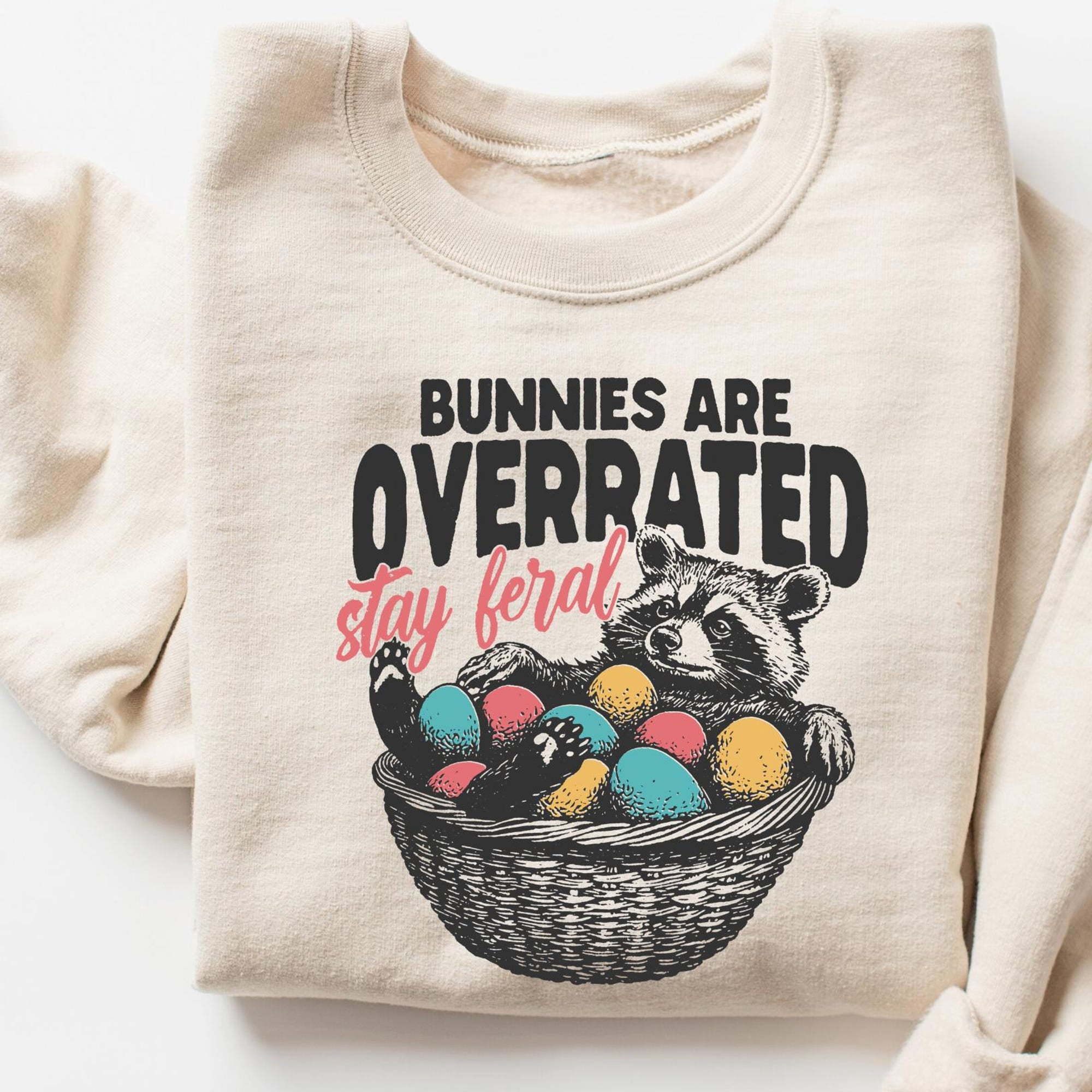 Bunnies Are Overrated TShirt Retro Easter Shirt Graphic Easter TShirt ...