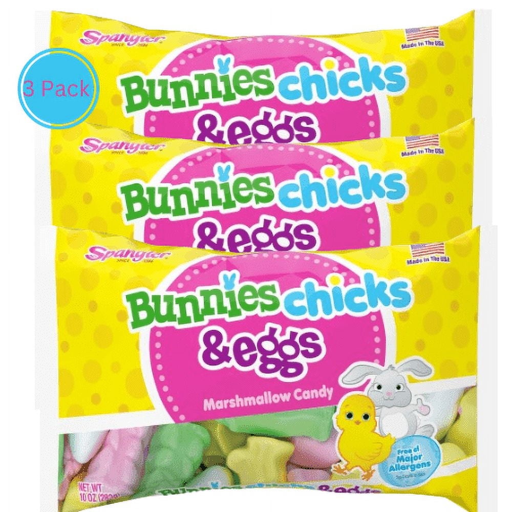 Bunnies Chicks & Eggs Marshmallow Candy - Walmart.com