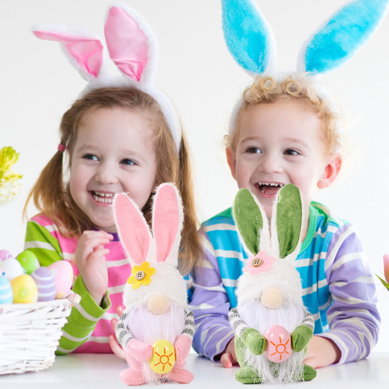 Bunnies Decorations Easter Birthday Party Decorations Easter Eggs Decor ...