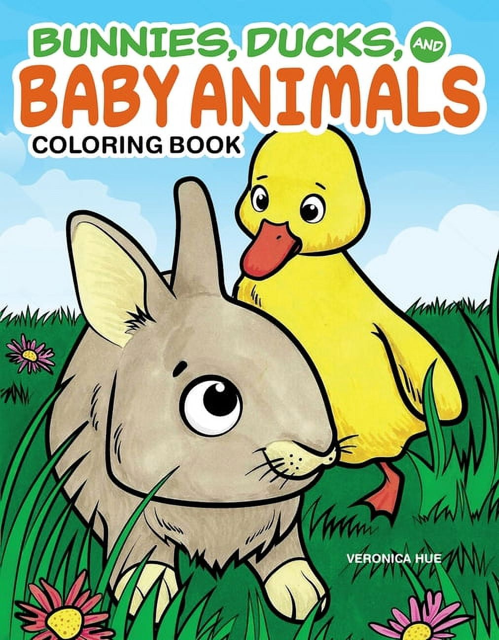 Bunnies, Ducks, and Baby Animals Coloring Book - Walmart.com