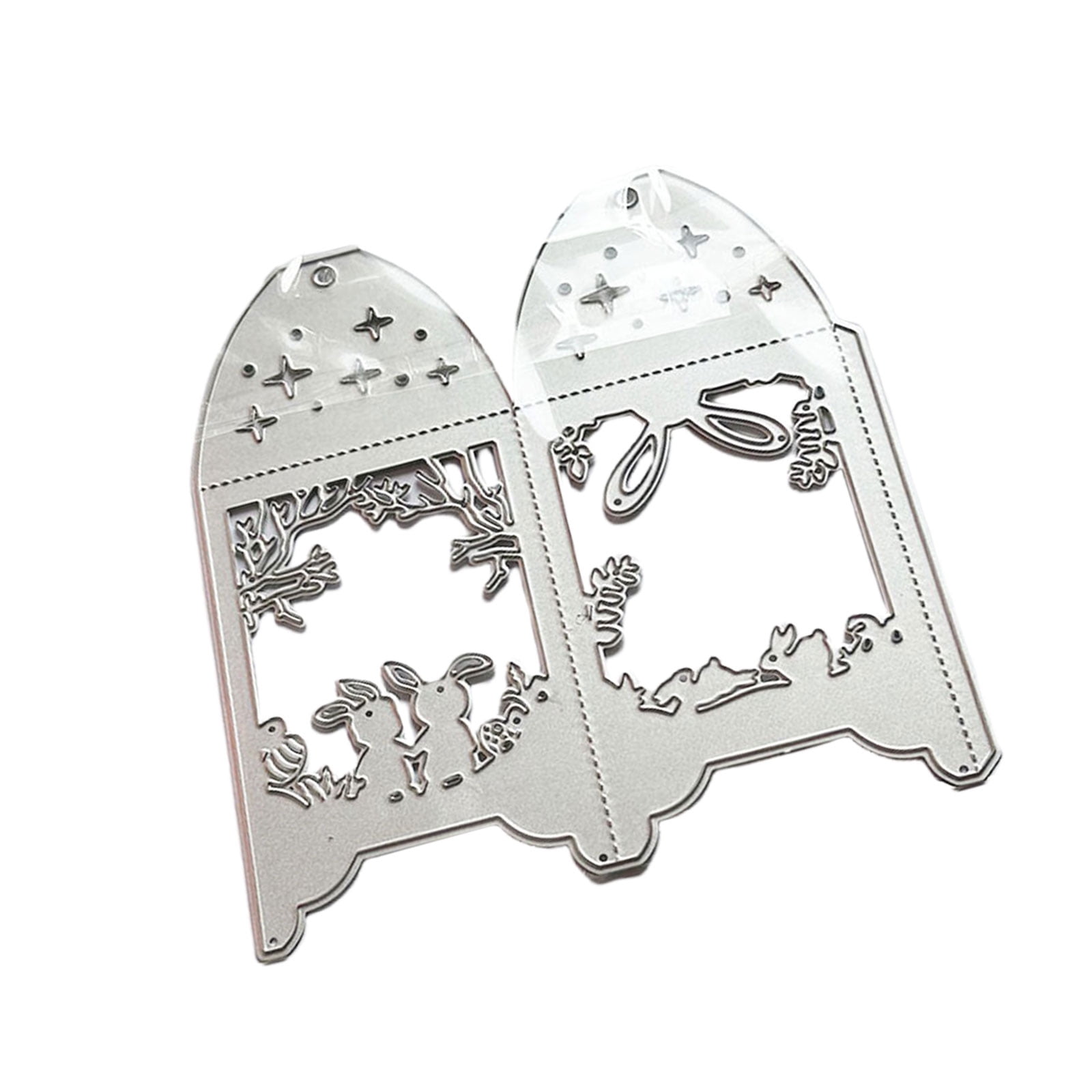 Bunnies Lamp Cutting Dies Scrapbooking Stencils Carbon Steel Die Cut ...