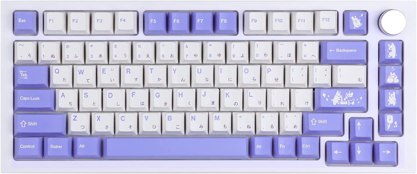Bunny 134 Keys Cherry Profile PBT Dye Sublimation Keycaps Set for ...
