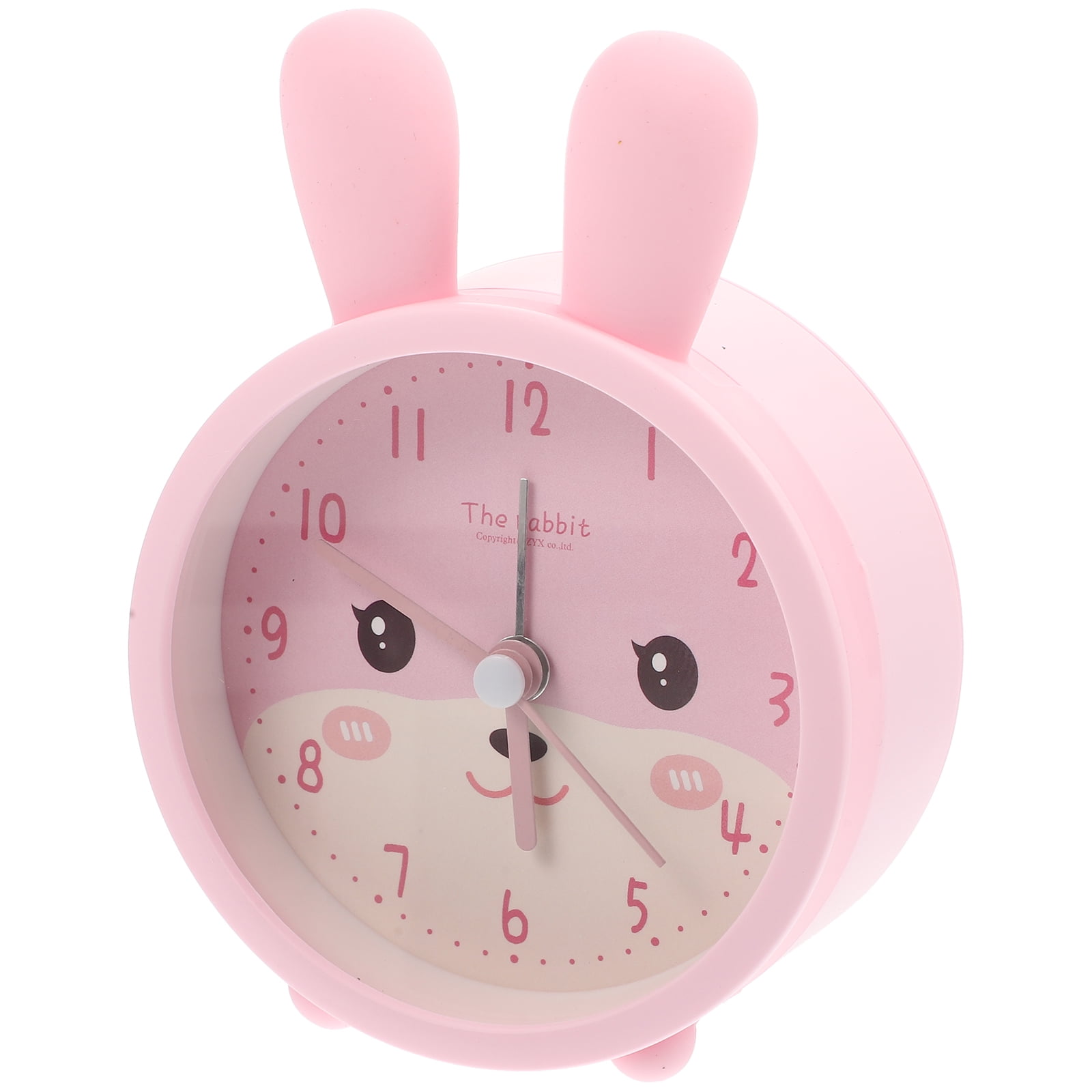 Bunny Alarm Clock Silicone Desk Clock Cartoon Animal Night Lamp Alarm ...
