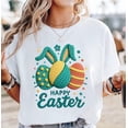 Bunny And Egg Shirt Playful Knit Pattern Style Spring Family Apparel ...