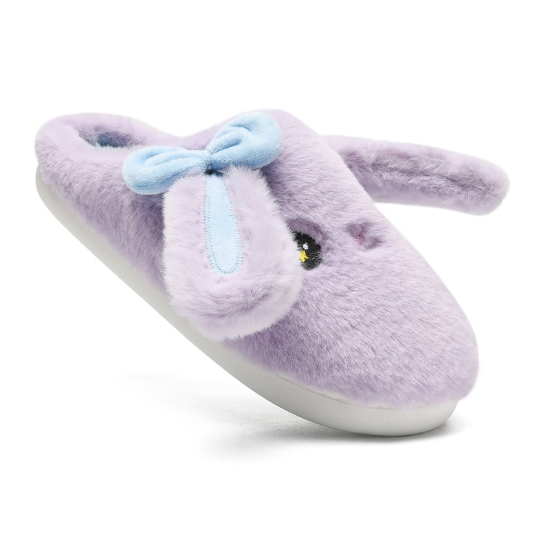 Bunny Animal Slippers for Women and Men, Cute Funny Fuzzy Plush Cartoon ...