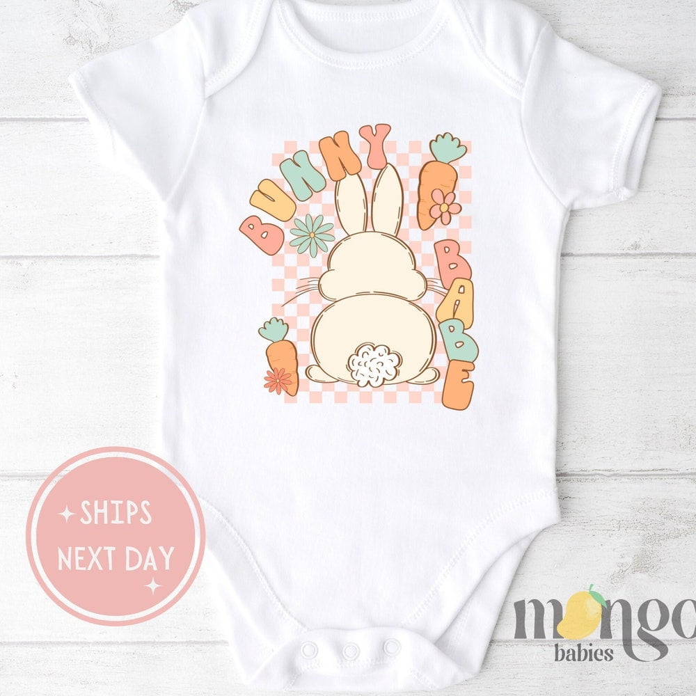 Bunny Babe Onesies Easter Retro Bodysuit Cute Baby Easter Kids Tshirt ...