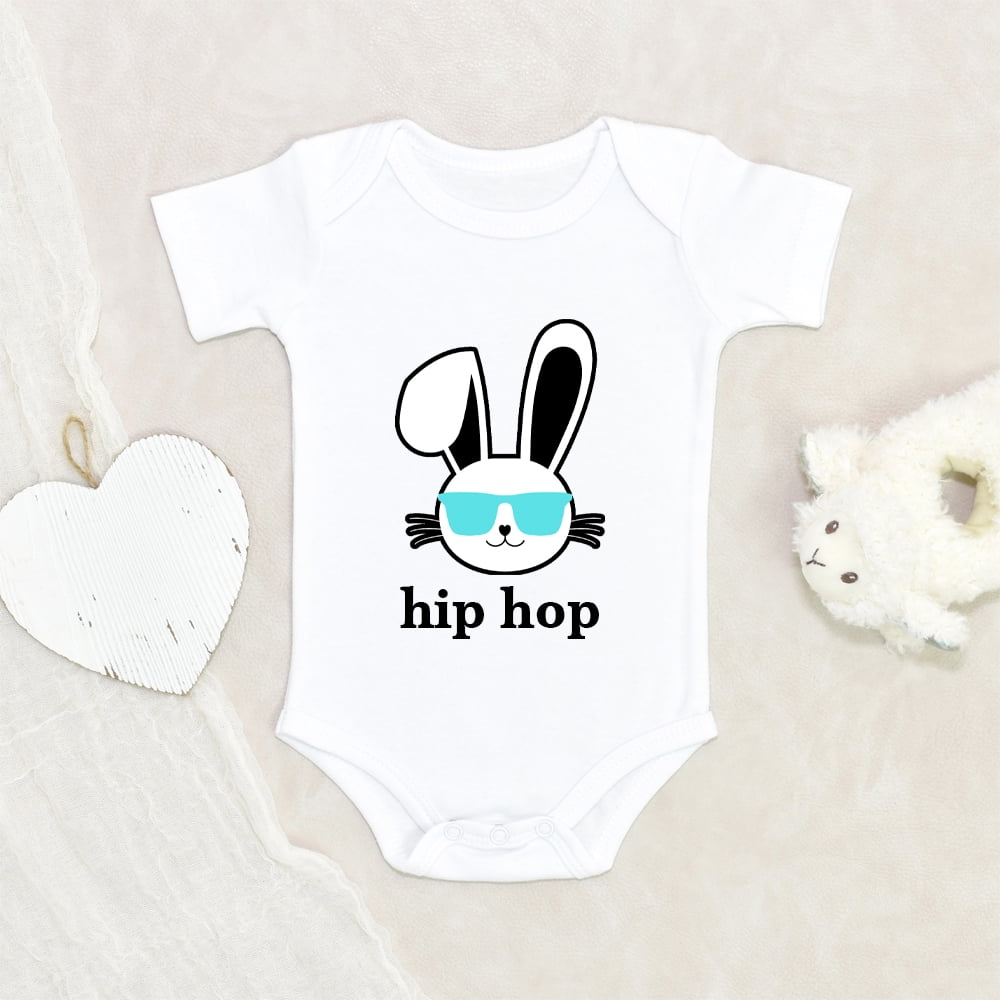 Bunny Baby Clothes - Cute Hipster Easter Clothes - Funny Baby Clothes ...