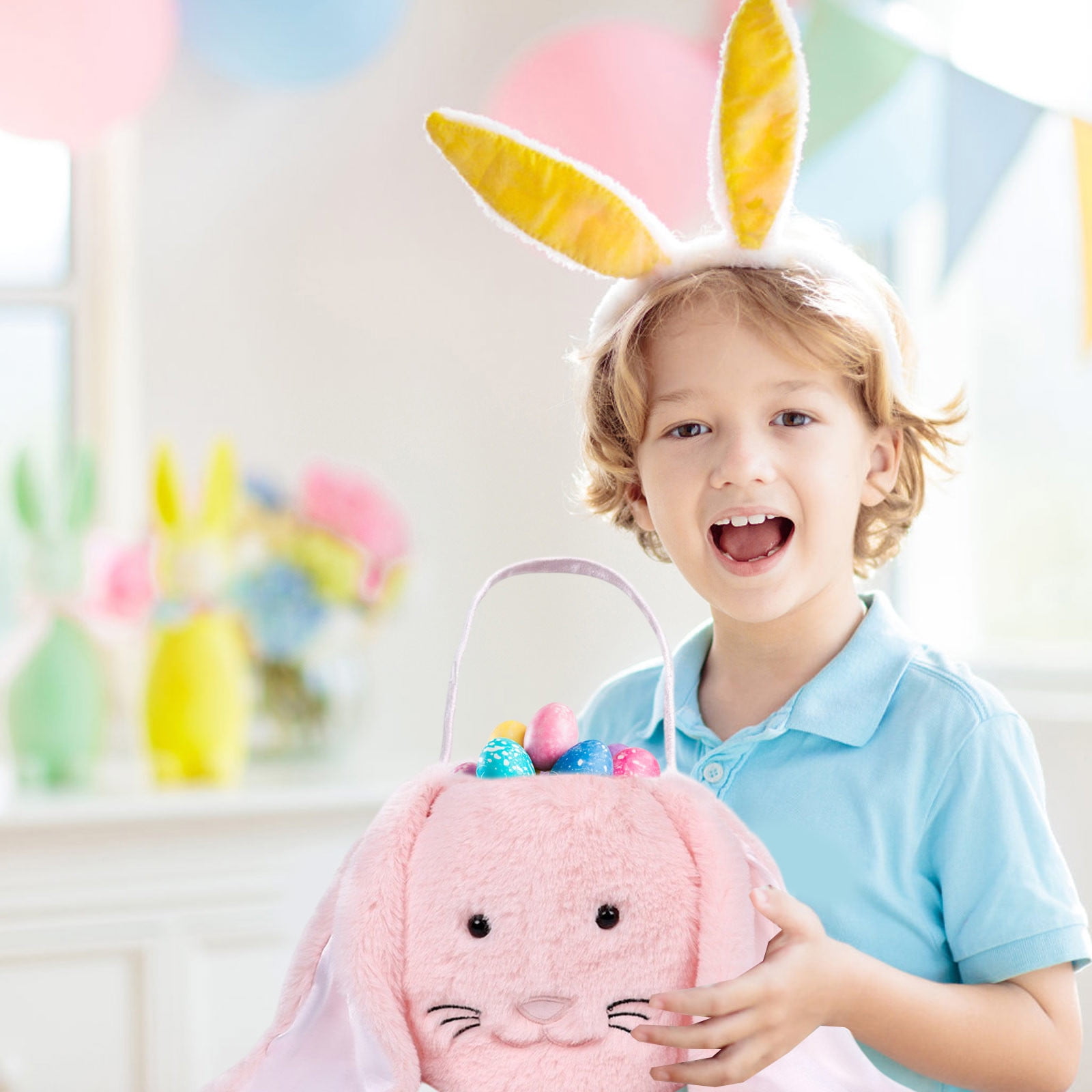 Bunny Bags Easter Bag for Kids Easter Goodie Bag Easter Basket Bags ...