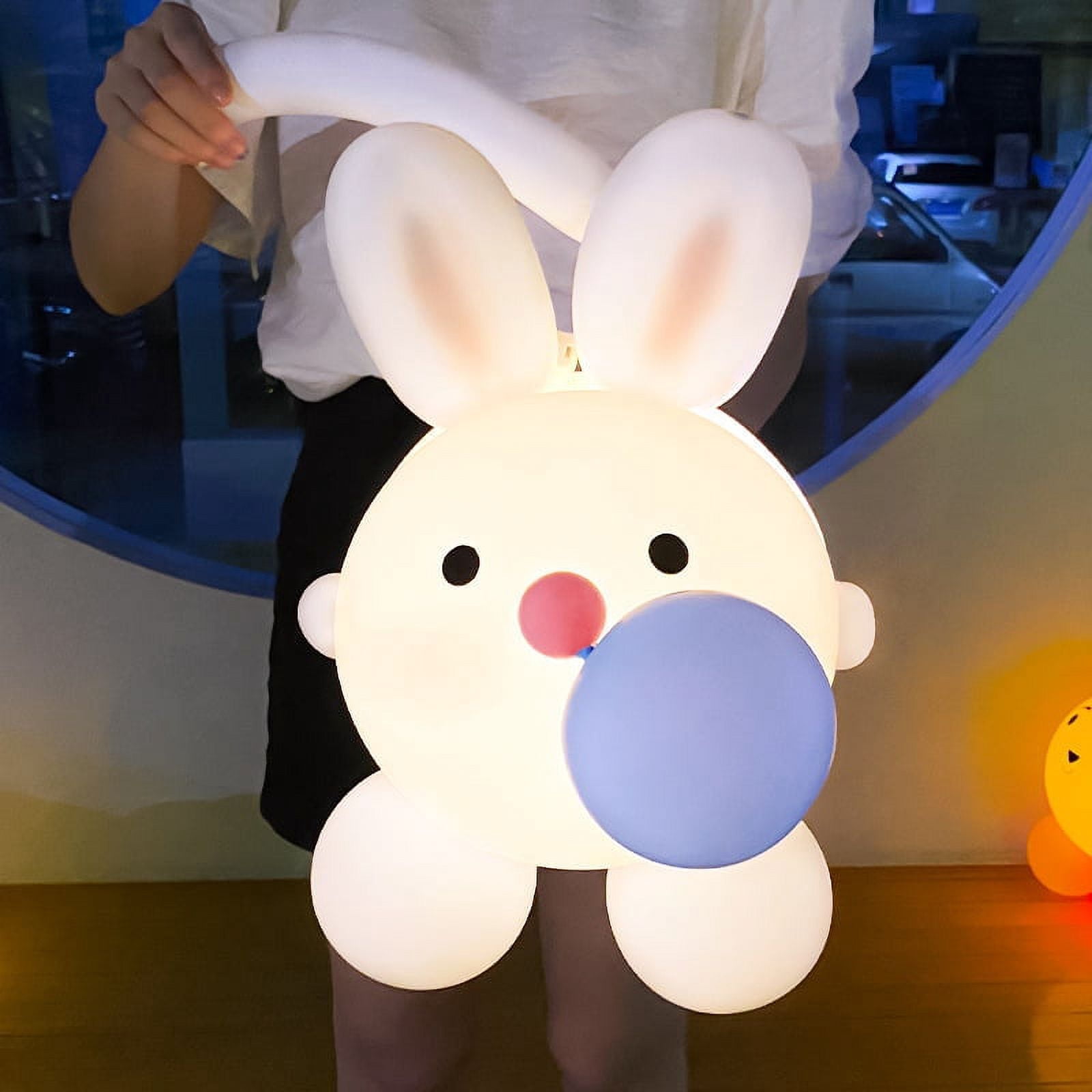 Bunny Balloon LED Lantern Children's Portable Light-emitting Cartoon ...
