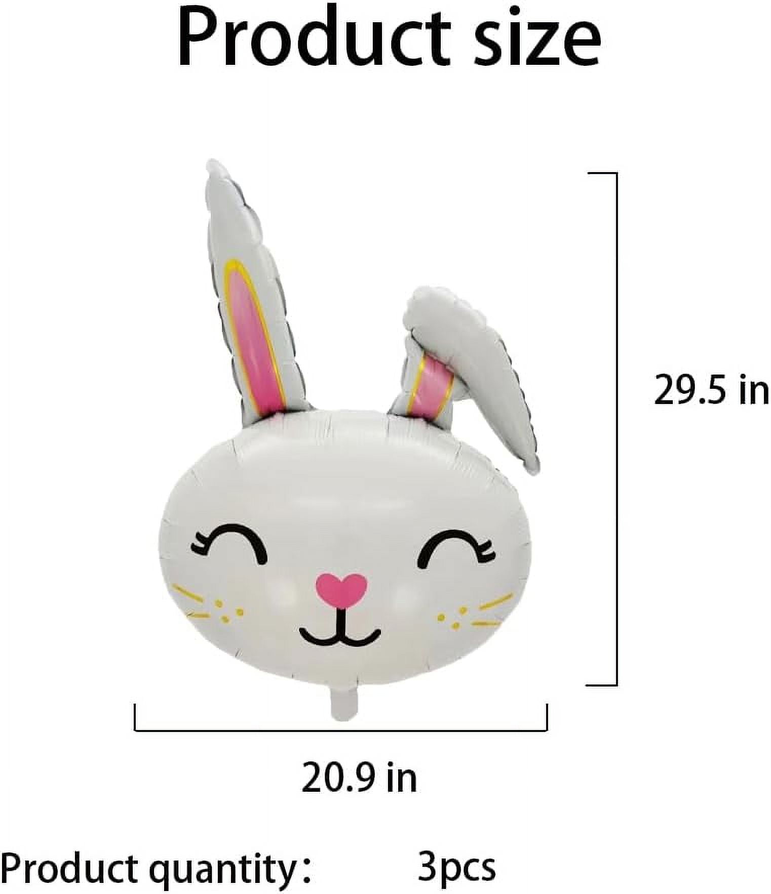 Bunny Balloons Easter Balloons Bunny Birthday Party Decorations Rabbit ...