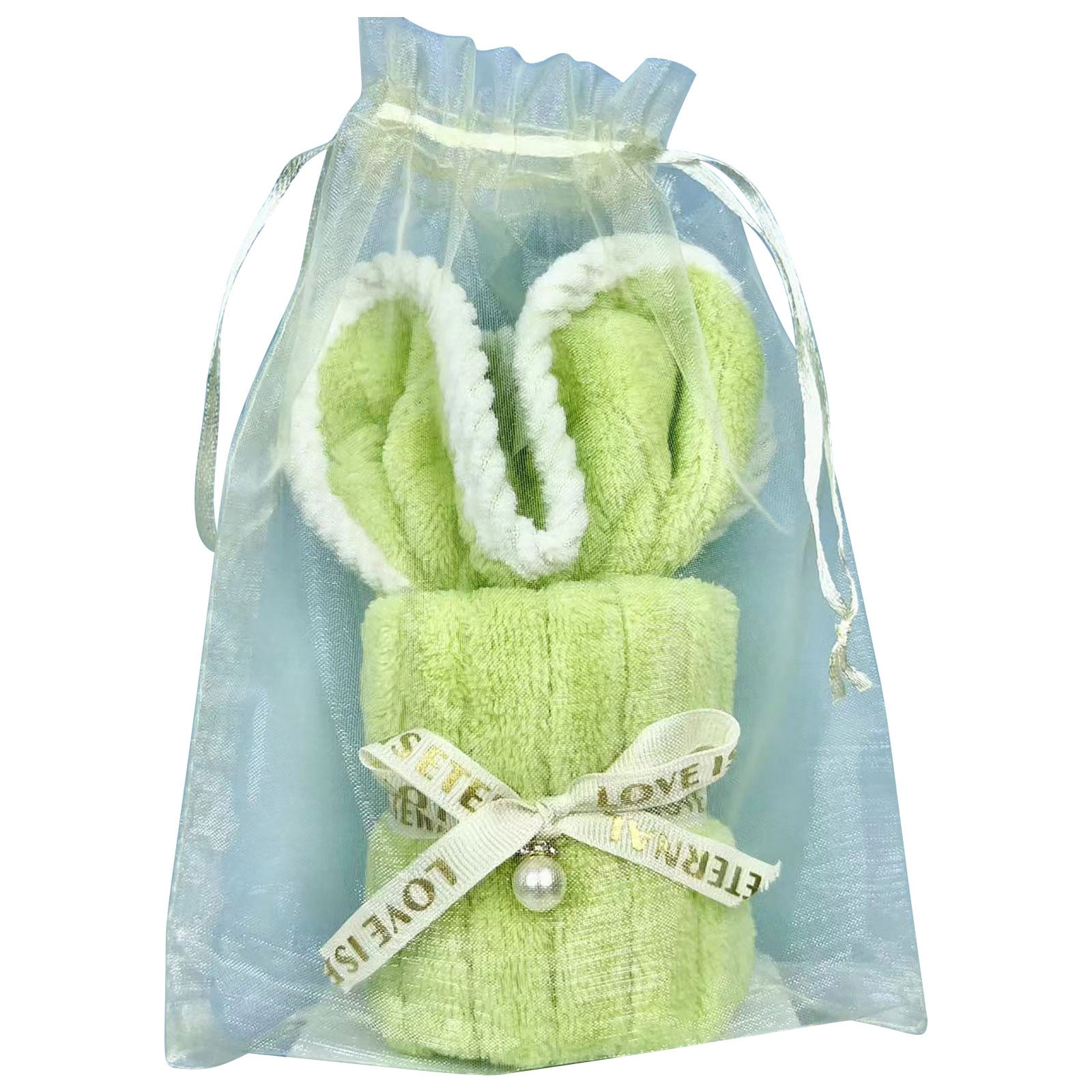 Bunny Bath Towel Gift, Soft Coral Fleece Hand Towels,Rabbit Towel for ...