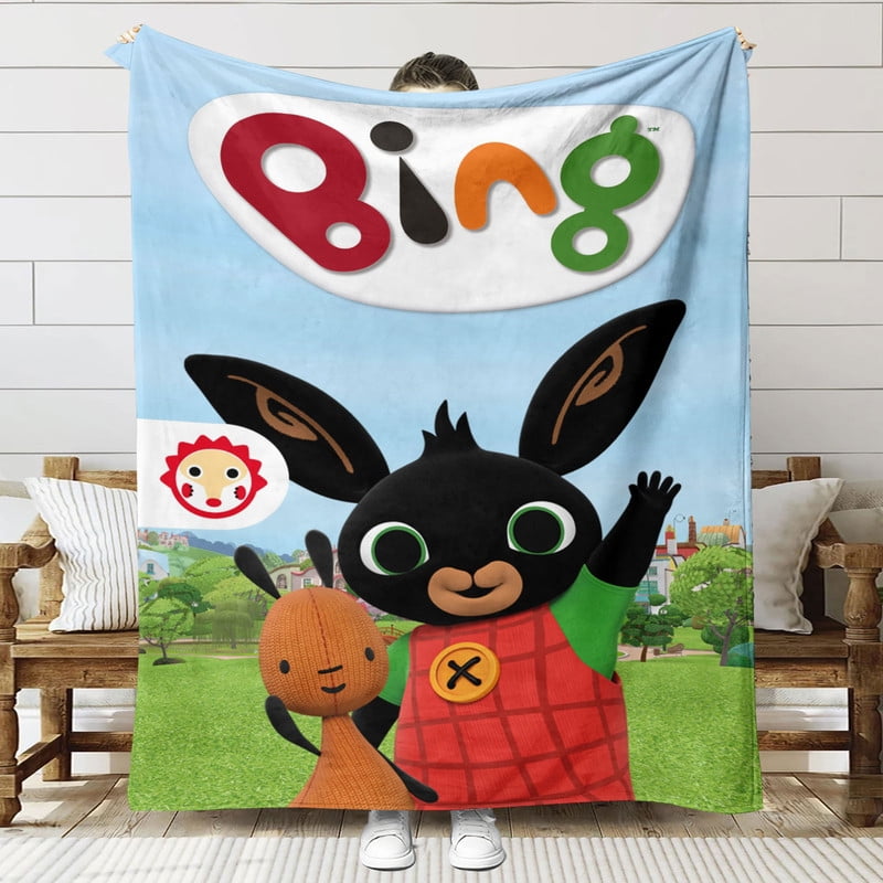 Bunny Bing Throw Blanket Gifts for Fans Lover Girls Boys Women Present ...