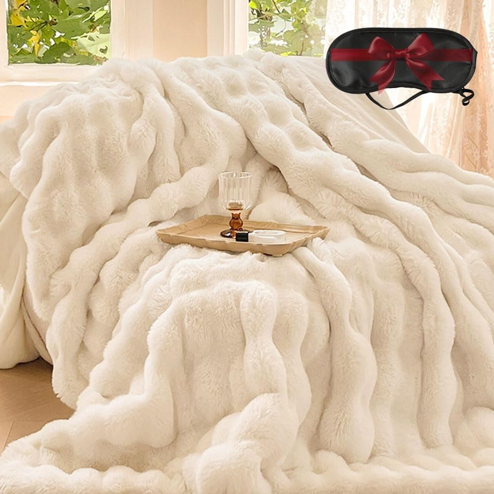 Bunny Blanket for Women, The Bunny Blanket for Adults, Soft Fuzzy Faux ...