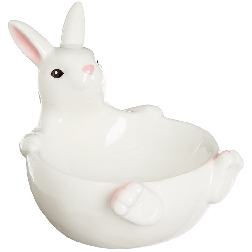 Ceramic Easter Bunny 5" Serving Bowl - Walmart.com