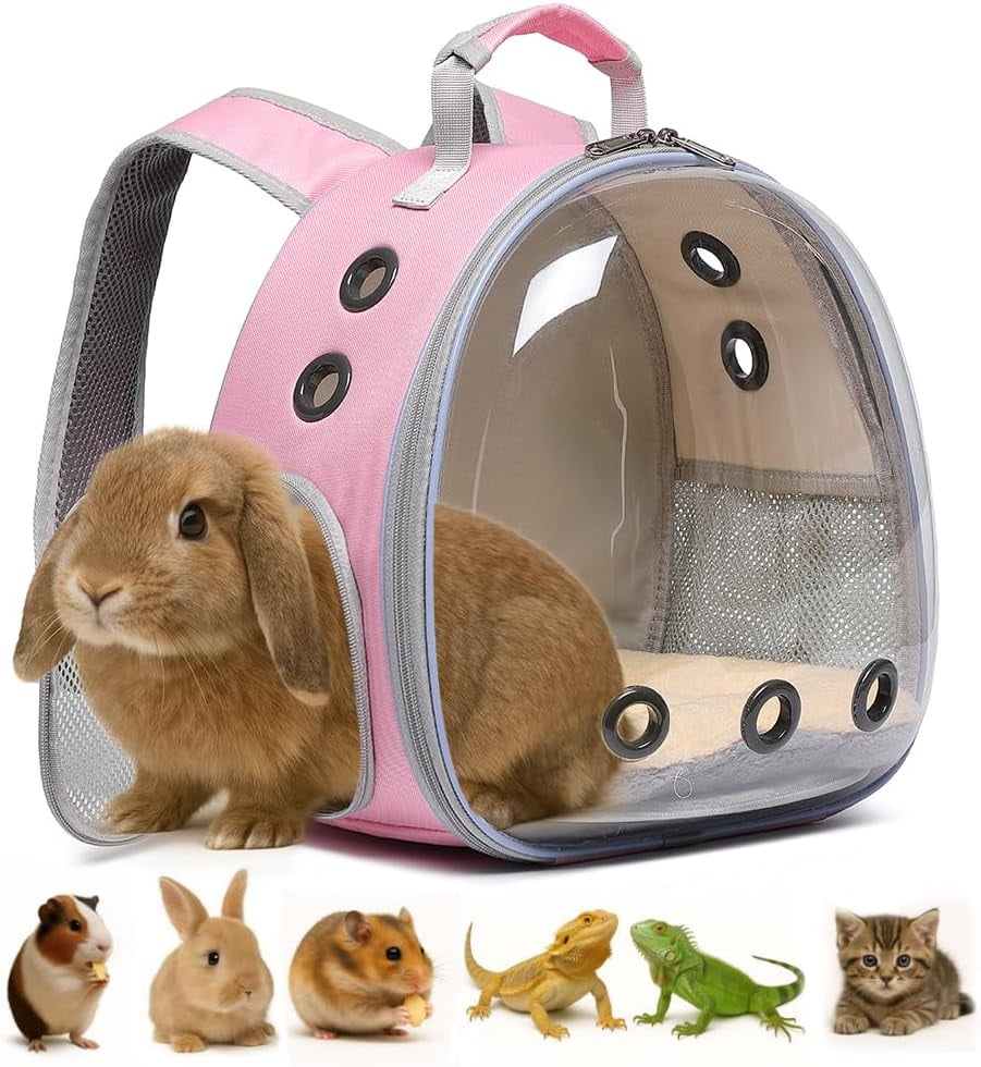Bunny Carrier, Guinea Pig Carrier,Small Animal Carrier Backpack for ...
