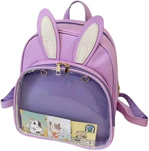 Bunny Cat Ears Ita Backpack Pin Collection Bag Display Backpack for ...