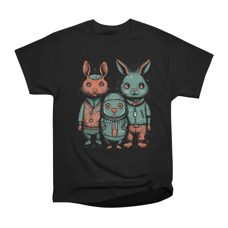 Bunny Crazy T-Shirt Tee Gift For Him Merch For Her Apparel For Friend ...