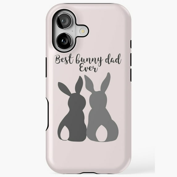 Bunny Dad Cute Rabbit Design iPhone Case 17 to 11 Pro Max - Walmart.com