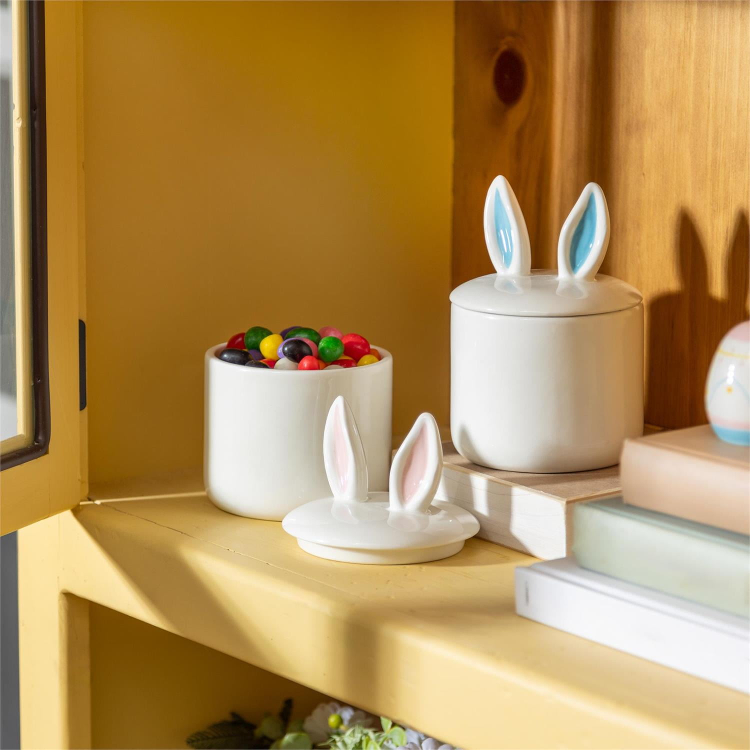 Bunny Ear Ceramic Trinket Dish, 6.25" - Walmart.com