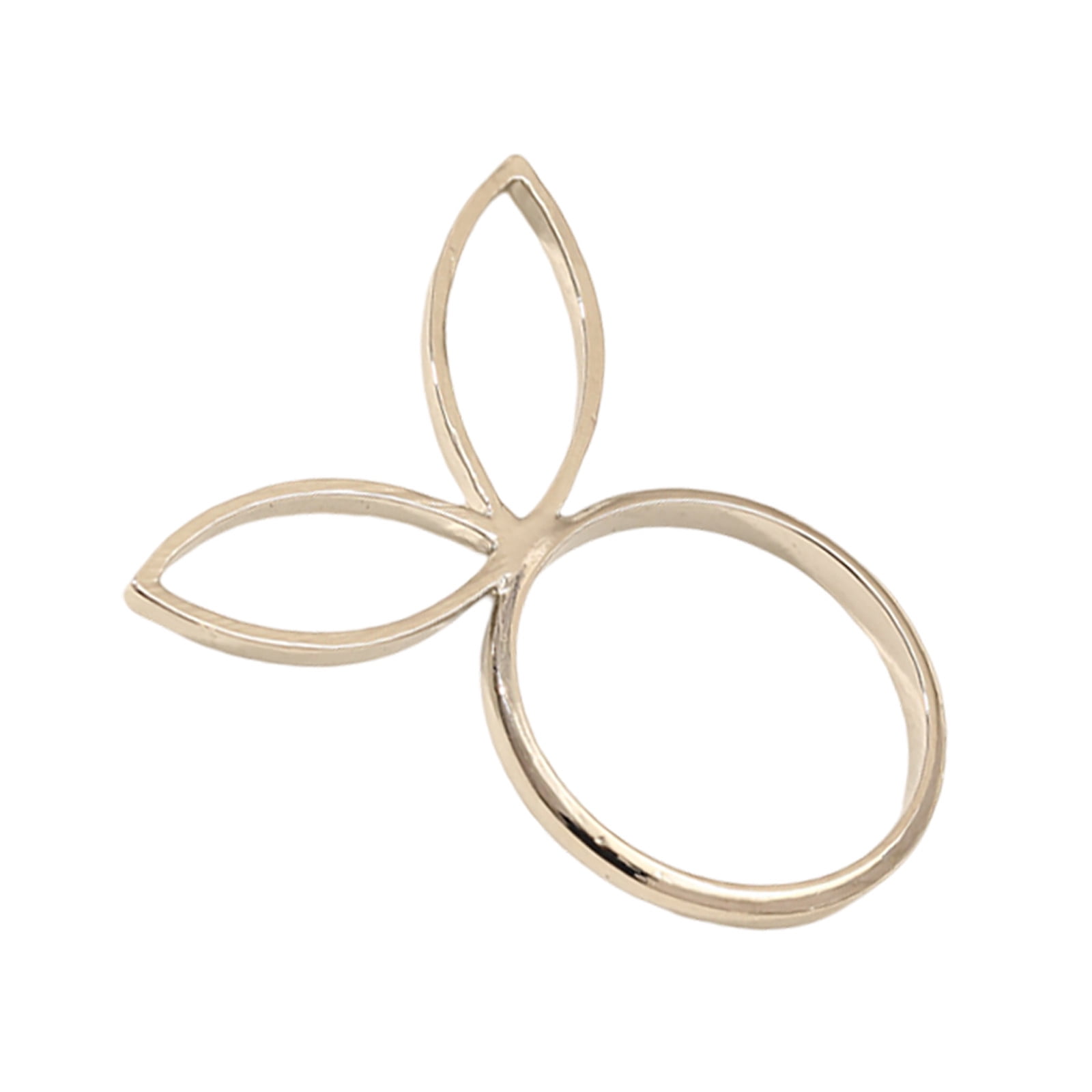 Bunny Ear Napkin Rings - Elegant Gold Rabbit Easter Napkin Holders ...