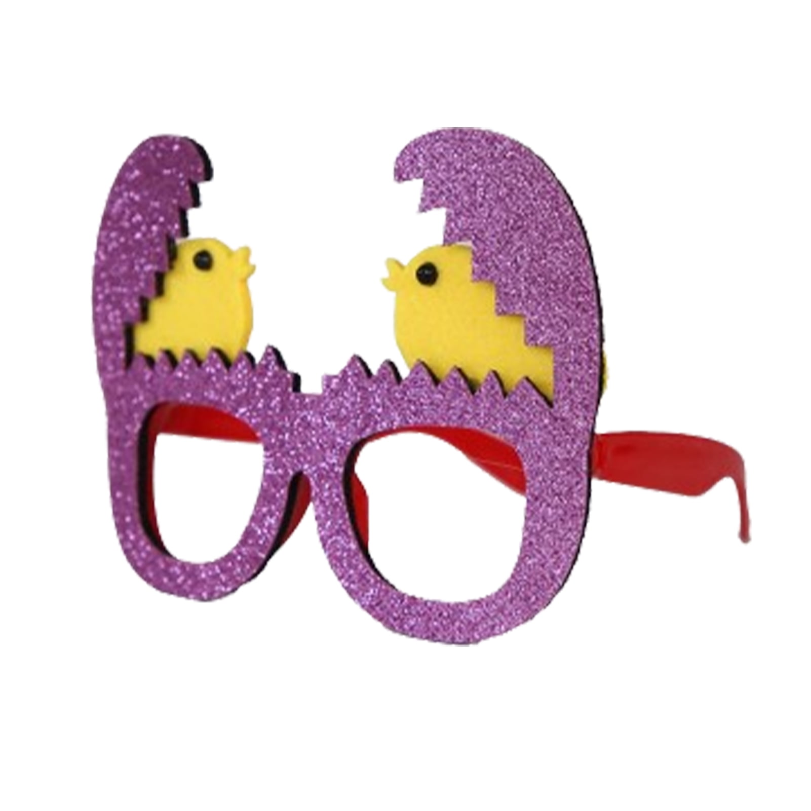 Bunny Ears Chick Eggs Glasses, Funny Photobooth Props, Lightweight ...