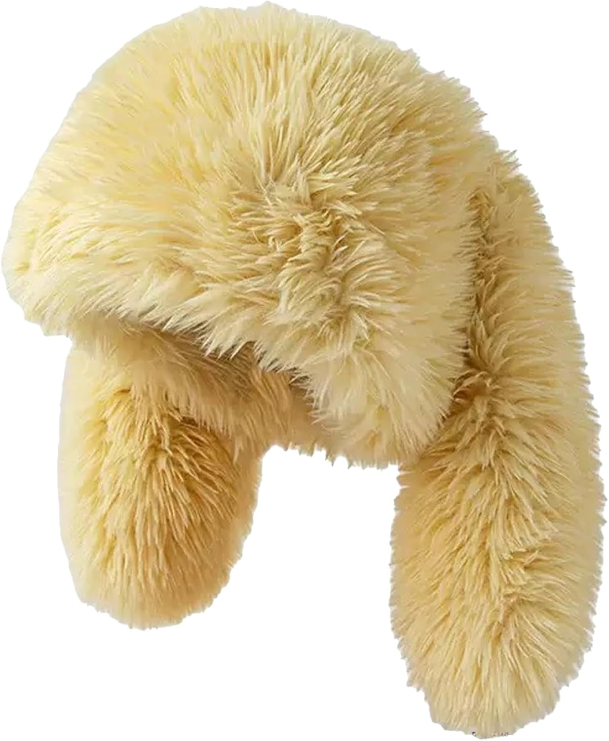 Bunny Ears Hat - Fluffy Bunny Hat, Cute Y2K Furry Rabbit Beanie with ...