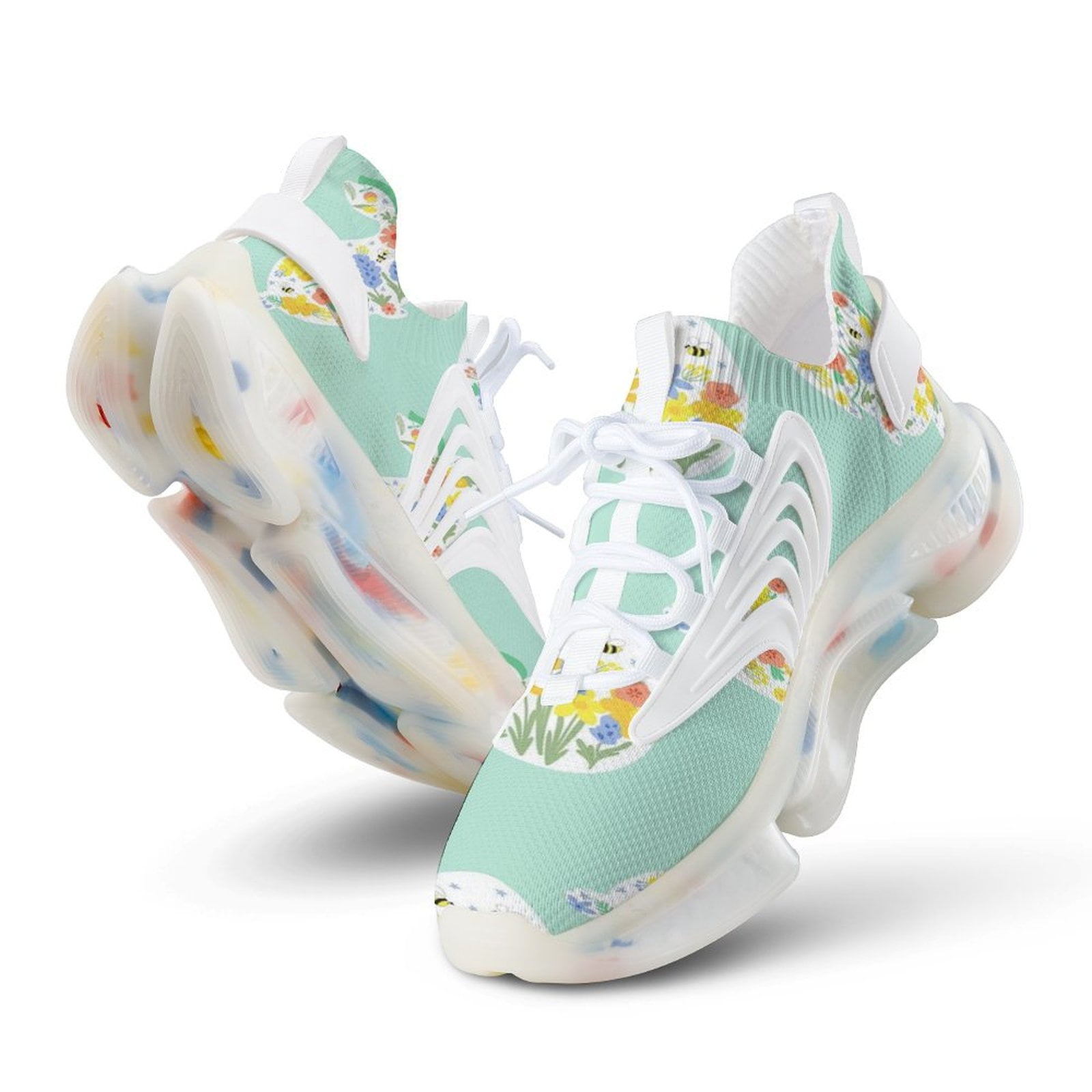 Bunny Easter Egg Rabbit Walking Shoes for Men Woman Lightweight Tennis ...