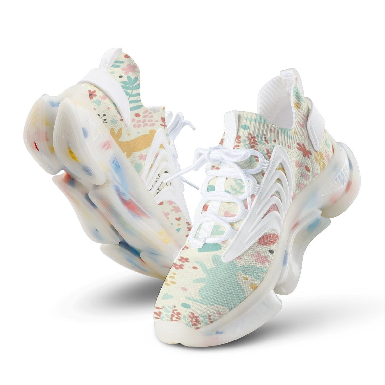 Bunny Easter Rabbit Walking Shoes for Men Woman Lightweight Tennis ...
