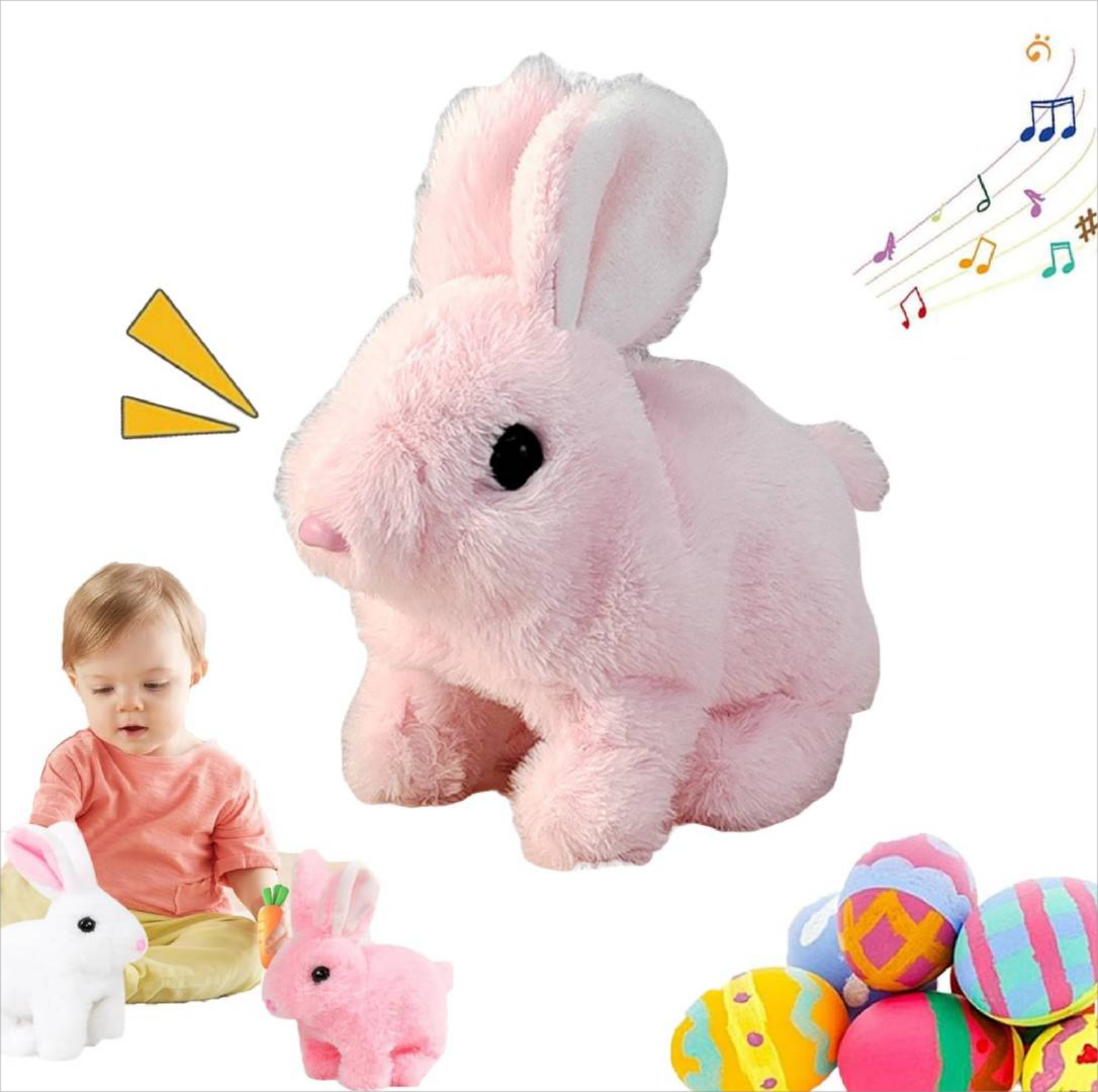 Rabbit - My Realistic Rabbit Toy, Rabbit Realistic Rabbit, Interactive ...