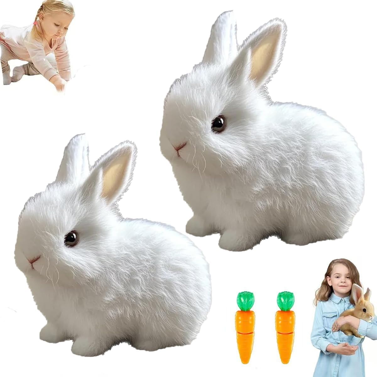 Bunny - Easter My Realistic Bunny Toy,Interactive Bunny Realistic Bunny ...