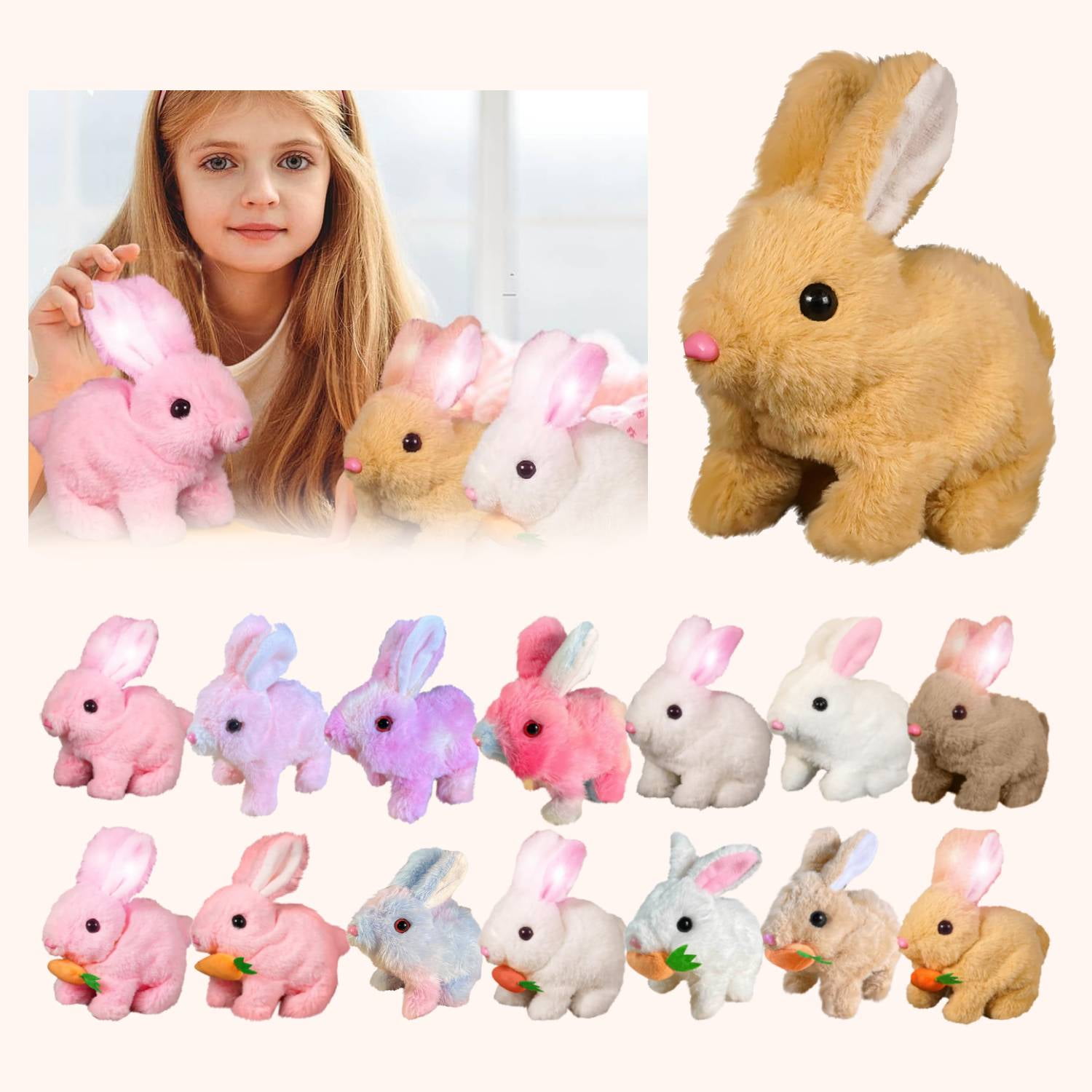 Bunny - Easter My Realistic Bunny Toy - Wiggle Ears Twitch Nose ...