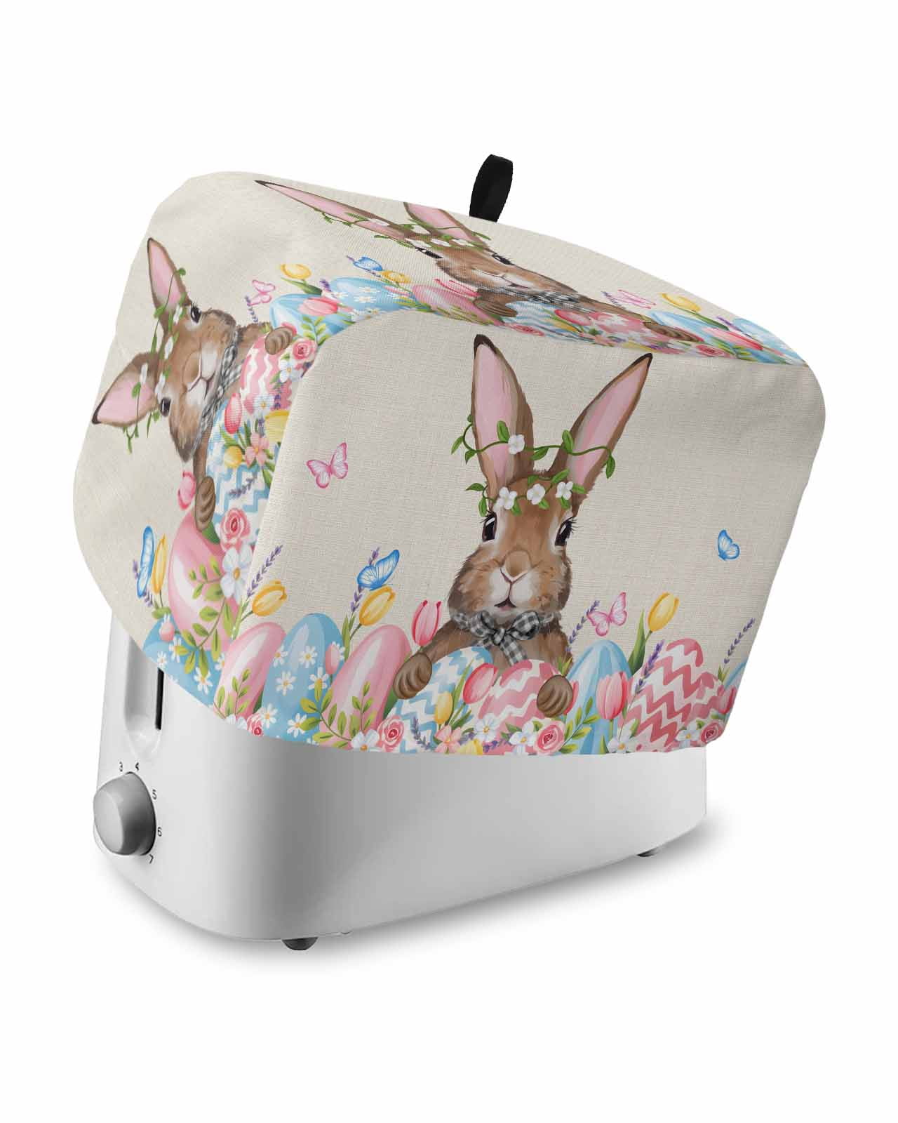 Bunny Easter Toaster Cover 2 Slice, Small Kitchen Appliance Covers ...