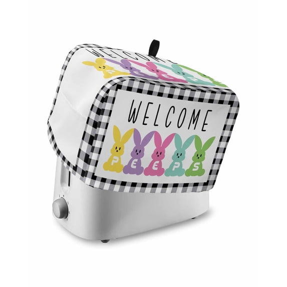 Bunny Easter Toaster Cover 4 Slice, Large Kitchen Appliance Covers ...