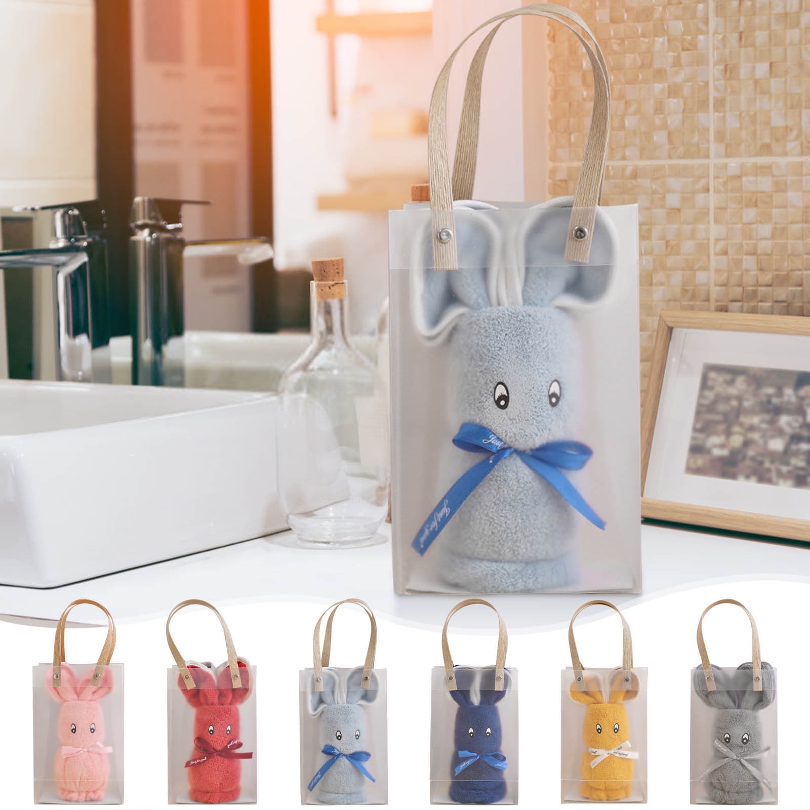 Bunny Face Towel Bunny Hand Towels Bunny Hand Towels For Bathroom Bunny ...