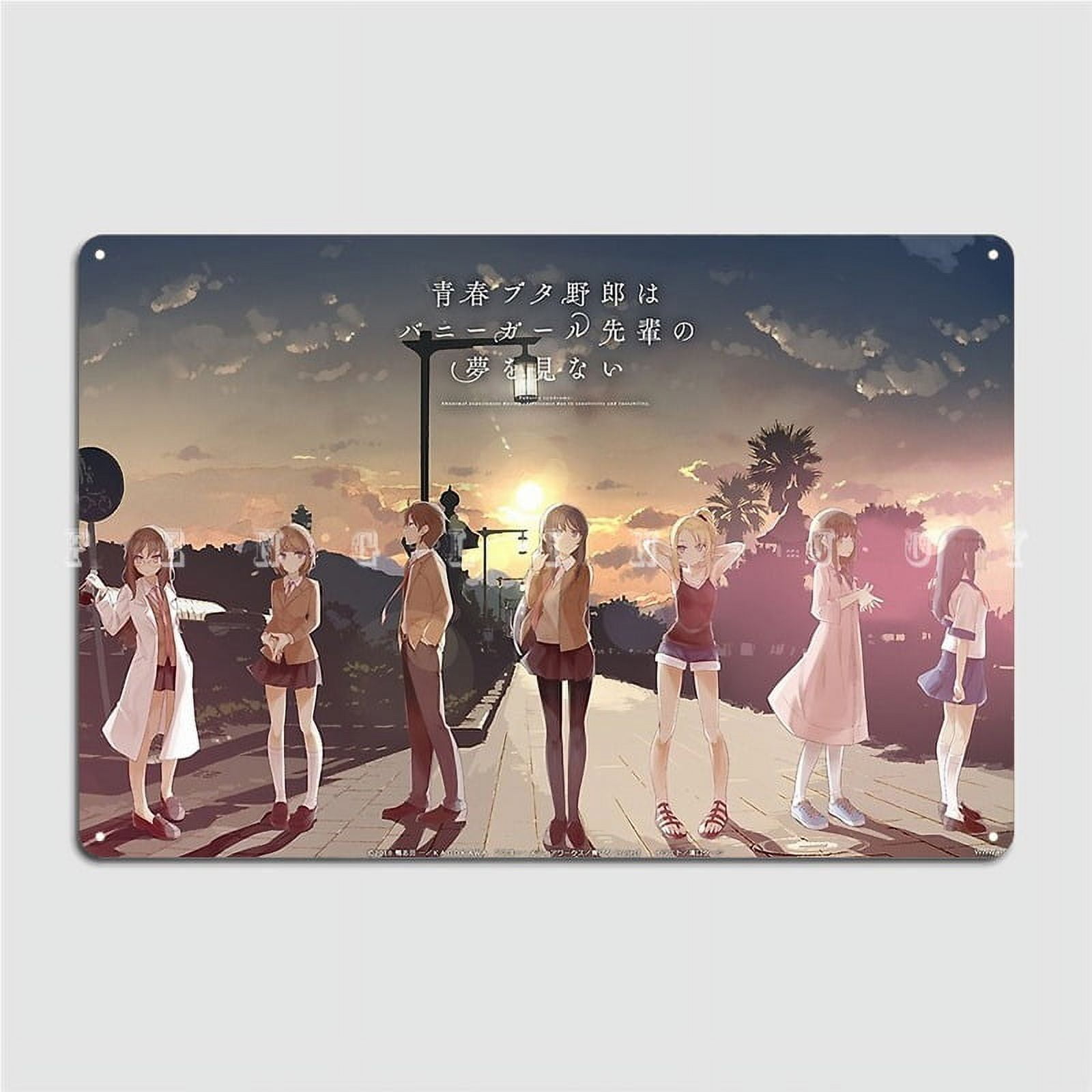 Bunny Girl Senpai Everybody Metal Plaque Poster Club Party Wall Decor ...