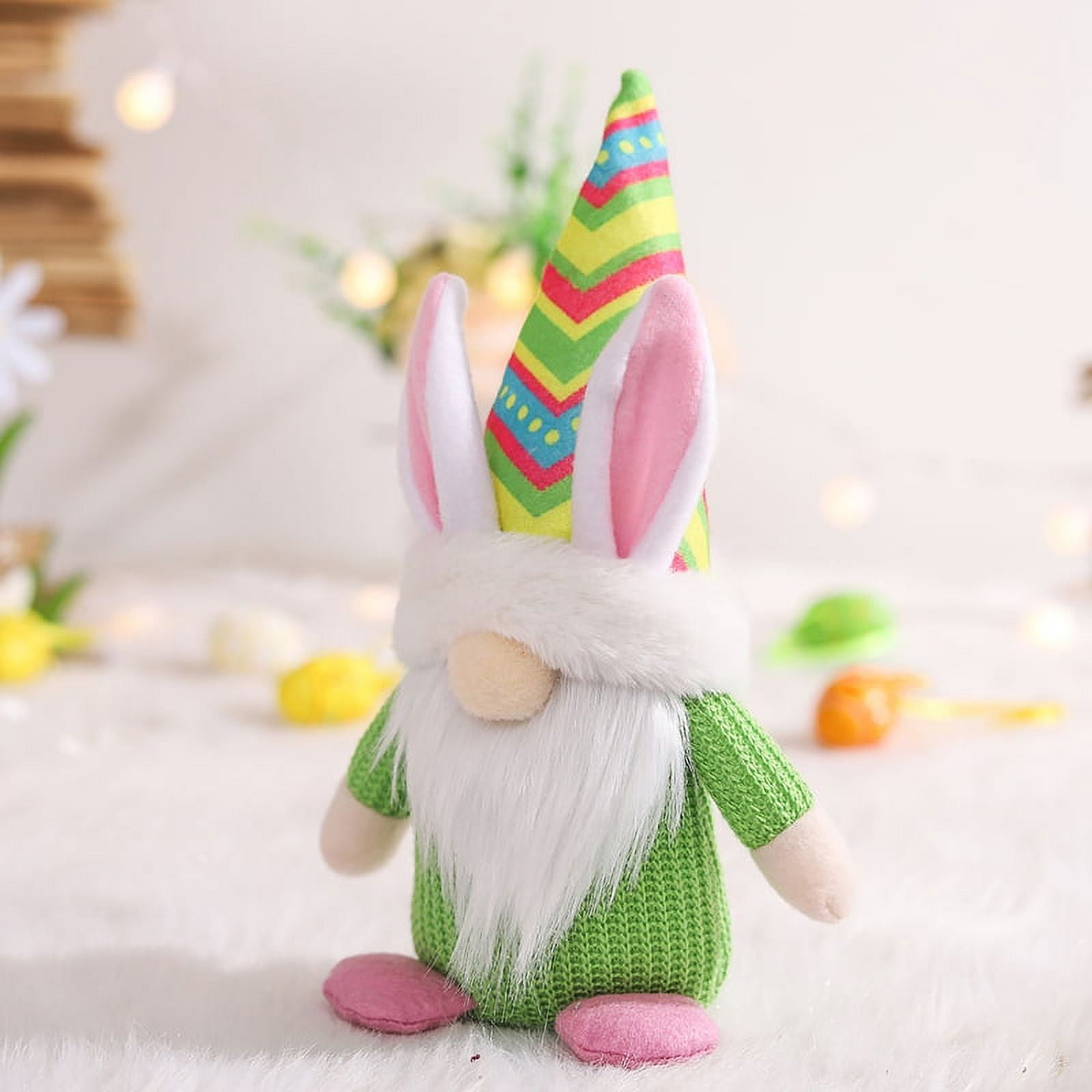 Bunny Gnomes Faceless Plush Dolls Spring Gifts Girl Room Decor Handmade ...