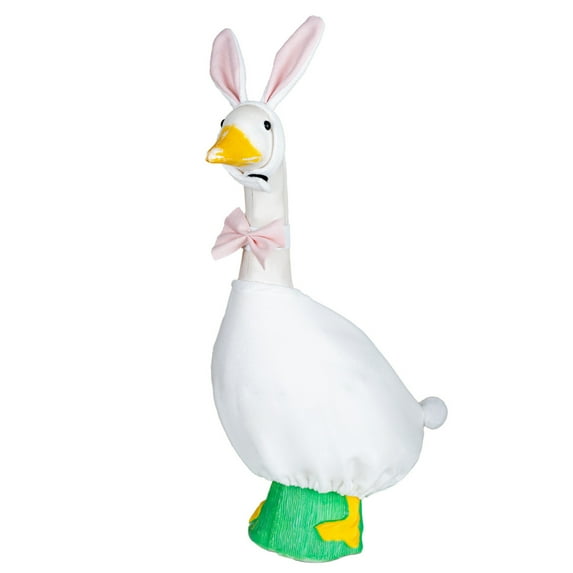 Bunny Goose Outfit,2025 Easter Porch Goose Outfits,Lawn Goose Clothing ...