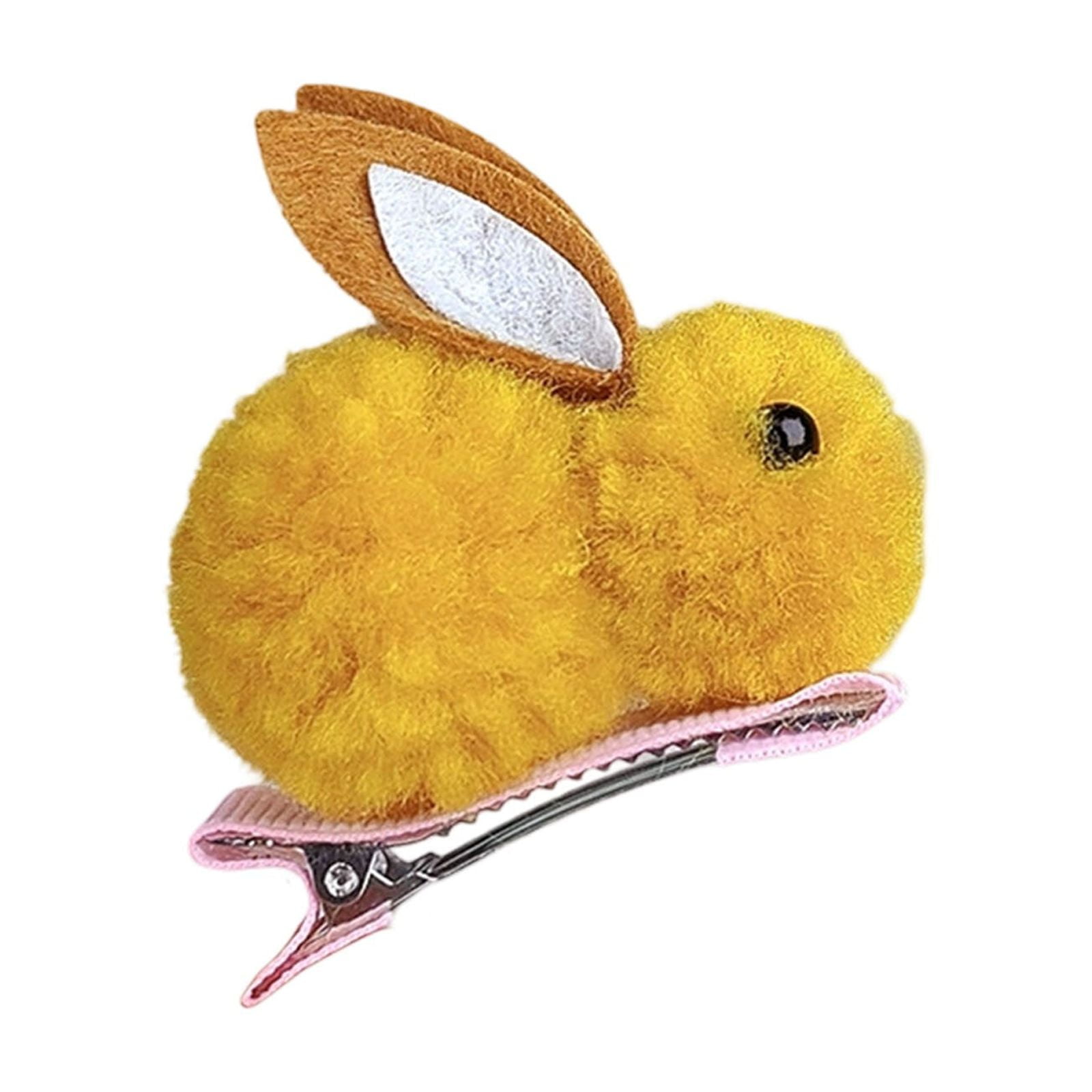 Bunny Hair Clips and Barrettes for Women Girls Cute Plush Rabbit Easter ...