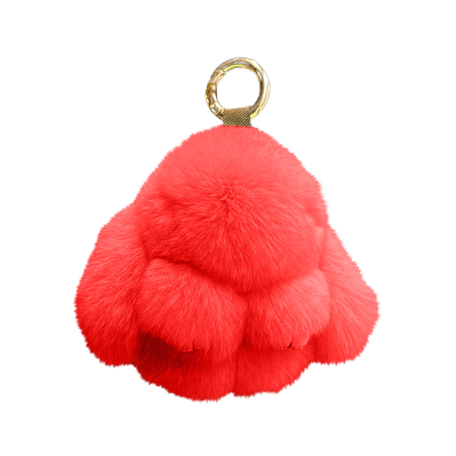 Bunny Handmade Soft Bunny PomPom Keychain, Bunny Lulu Keychain, Cute ...
