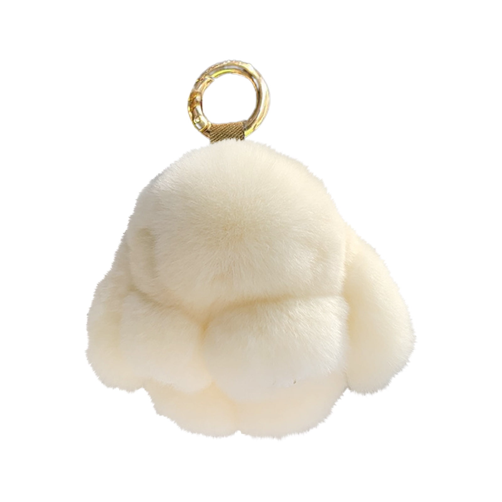 Bunny Handmade Soft Bunny PomPom Keychain, Bunny Lulu Keychain, Cute ...