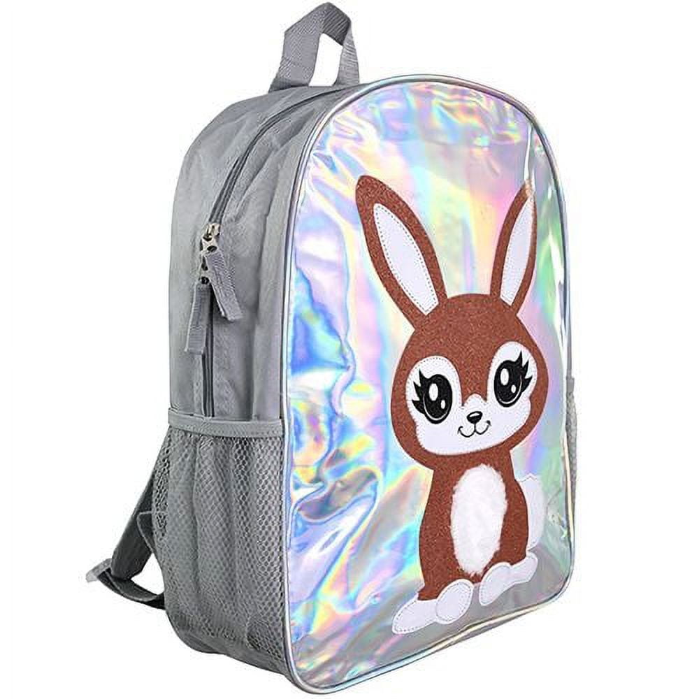 Bunny Holographic 16" Backpack - Walmart.com