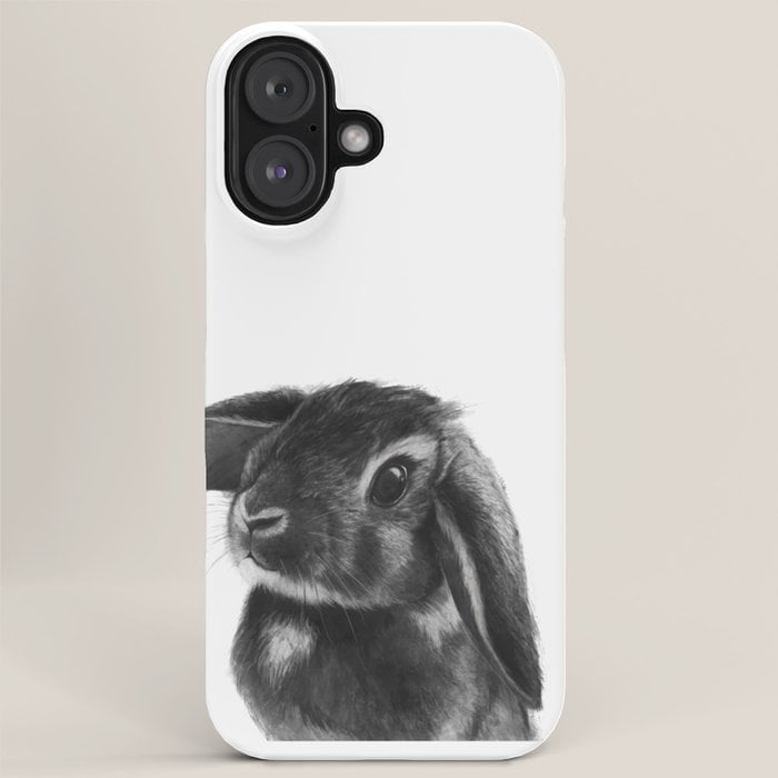 Bunny Hop Cute Rabbit Illustration Animal Art Phone Case for iPhone 12 ...