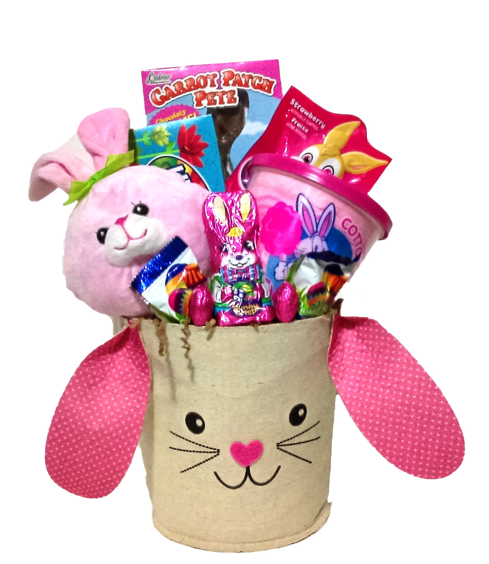 Premade Bunny Hop Girls Easter Basket Full of Delightful Treats ...