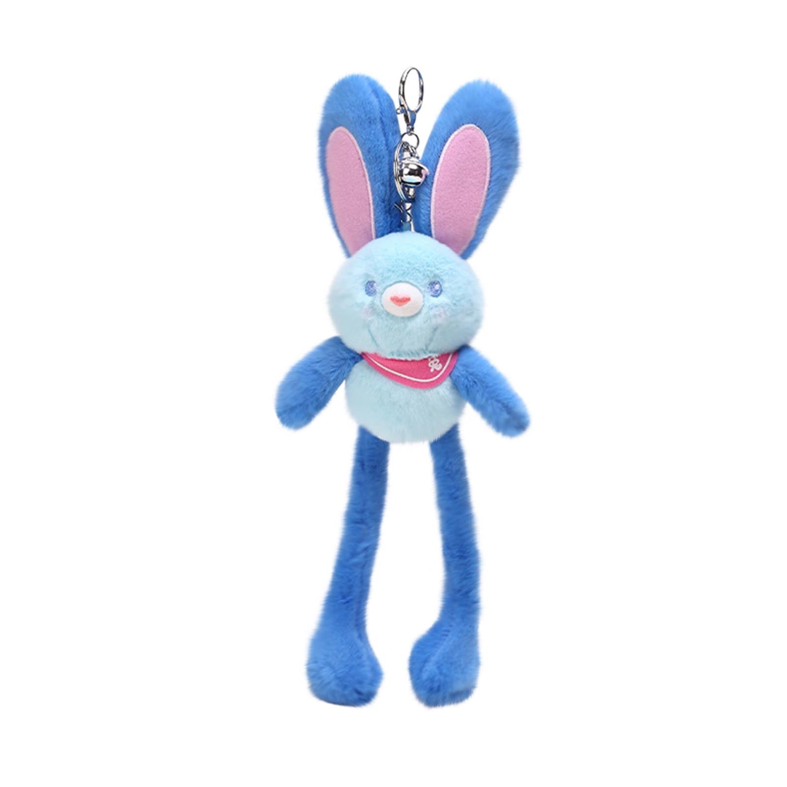 Bunny Keychain, Pull up Rabbit Plush Toy, 12 Inch Plush Bag Charm ...