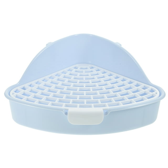 Bunny Litter Box Pet Toilet Triangle Potty Trainer Corner Litter ...