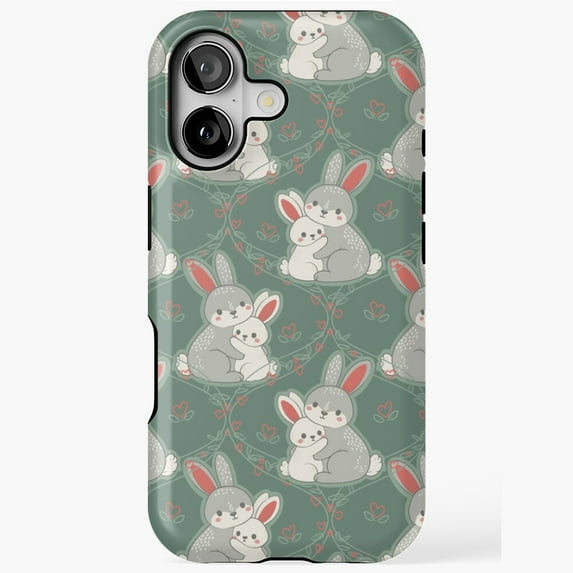 Bunny Love Bushel Peck Hug Cute Quote iPhone Case 17 to 11 Pro Max ...