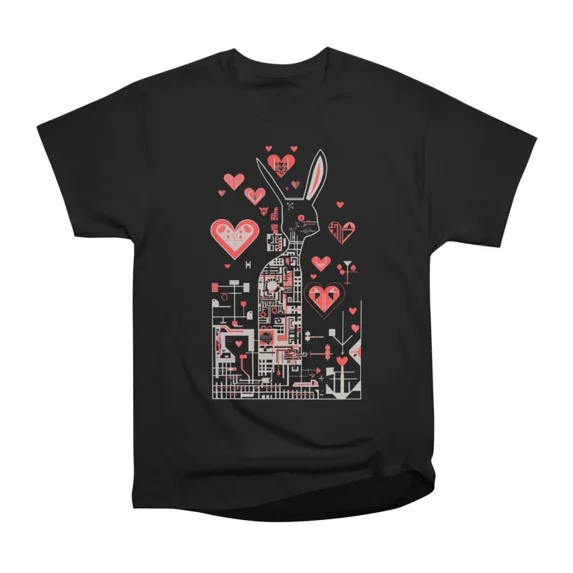 Bunny Love Mechanics T-Shirt Tee Gift For Him Merch For Her Apparel For ...