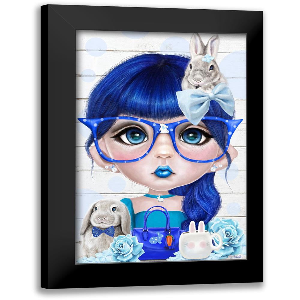 Bunny Loving Bethany 11x14 Black Modern Framed Museum Art Print Titled ...