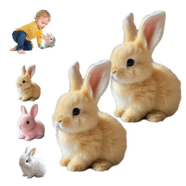 Bunny - My Realistic Bunny Toy Realistic Robot Bunny Interactive Bunny ...