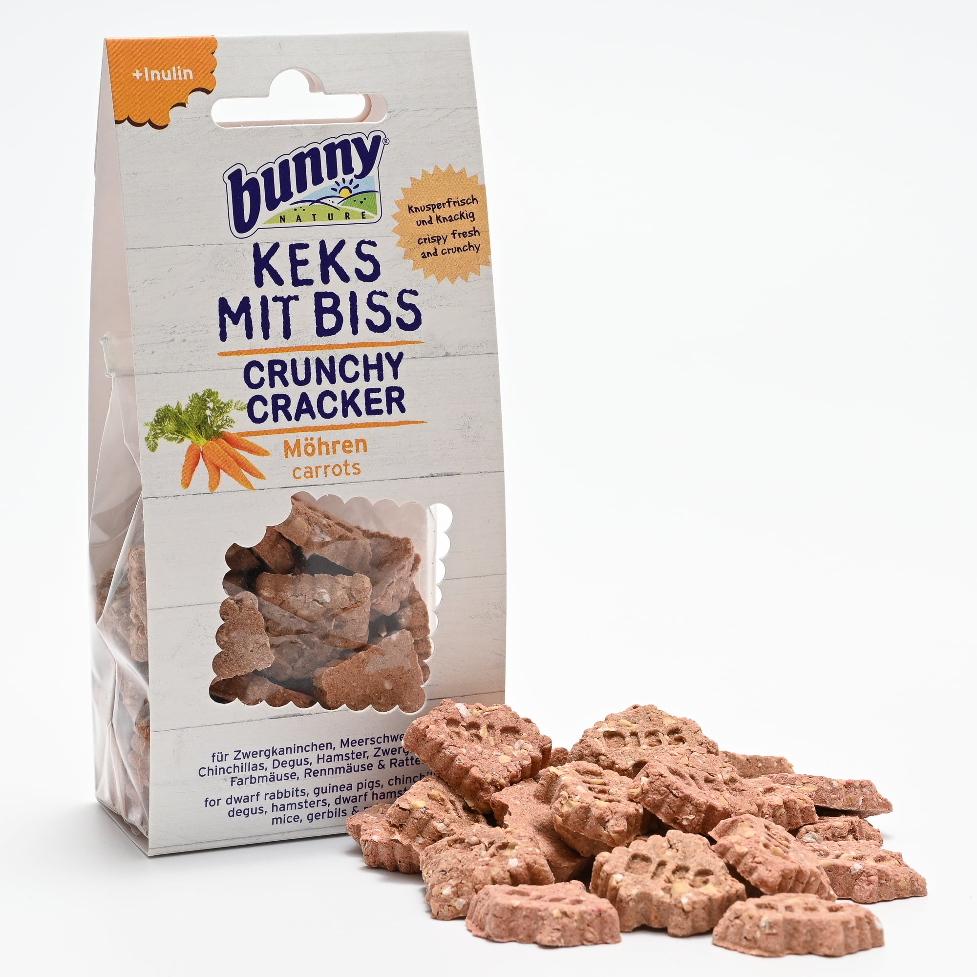 Bunny Nature - CRUNCHY CRACKER - CARROTS - 50g - Walmart.com